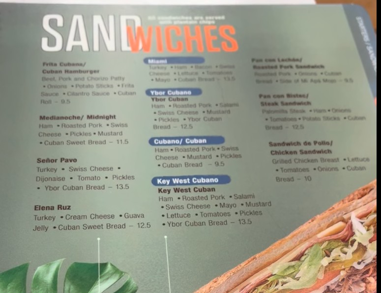 Mi Apa Latin Cafe Gainesville Menu | Authentic Cuban & Latin Cuisine